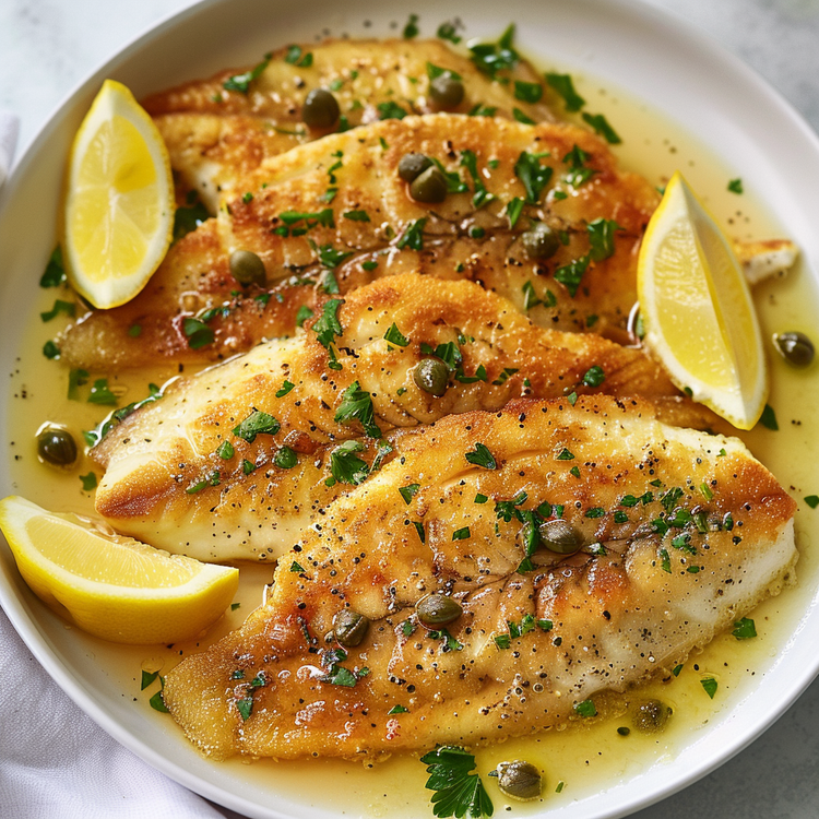 Crispy Flounder with Lemon-Butter Sauce Recipe – Getfish Seafood