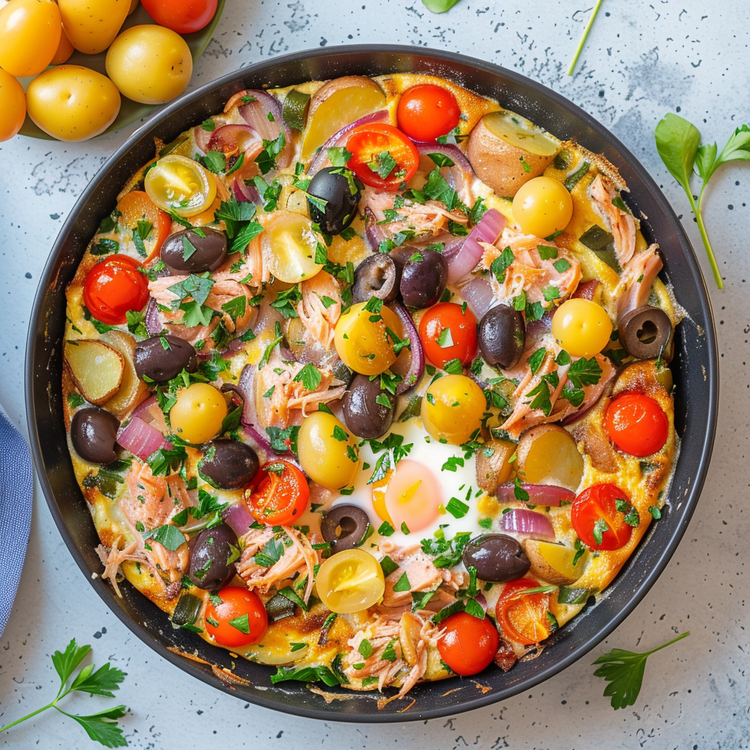 Tuna Nicoise Frittata Recipe – Getfish Seafood
