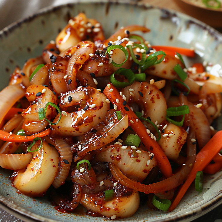 Spicy Korean Squid Stir-Fry Recipe – Getfish Seafood