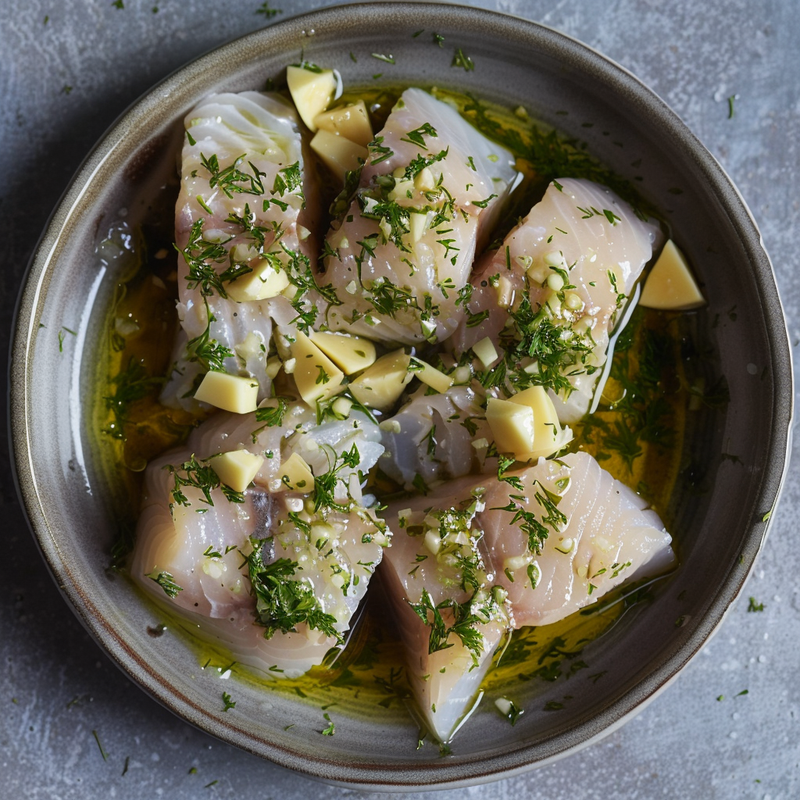 Seared Monkfish with Rustic Tomato and Herb Sauce Recipe – Getfish Seafood