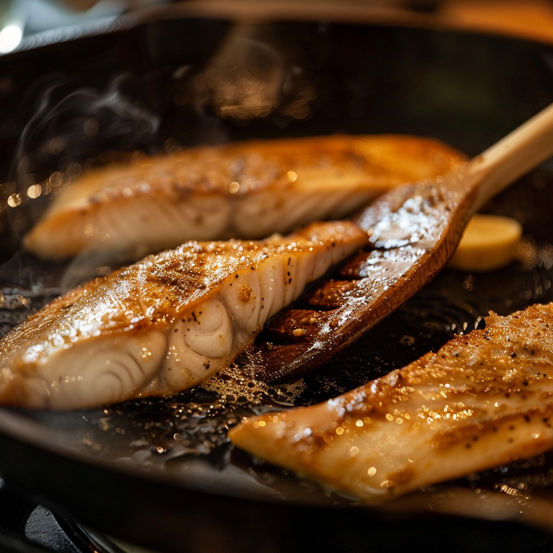 Flathead with Crispy Smashed Potatoes Recipe – Getfish Seafood