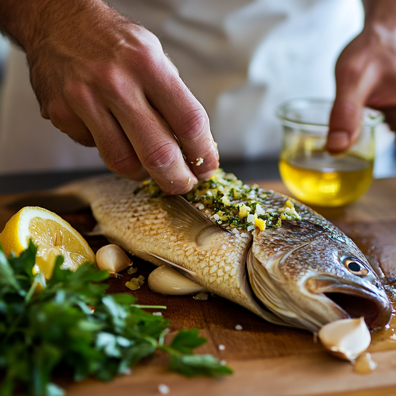 Roasted Whole Ocean Perch with Herb and Lemon Infusion Recipe – Getfish ...