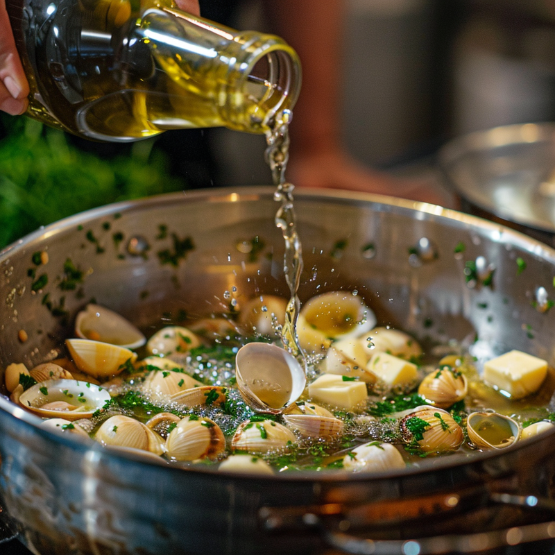Creamy Pipis with Garlic and White Wine Recipe – Getfish Seafood