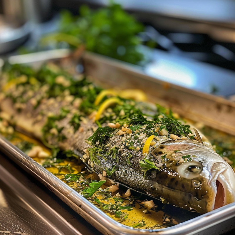 Herb-Crusted Coral Trout Recipe – Getfish Seafood