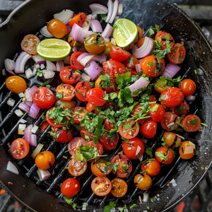 Grilled Kingfish Fillet with Charred Tomato Salsa Recipe – Getfish Seafood