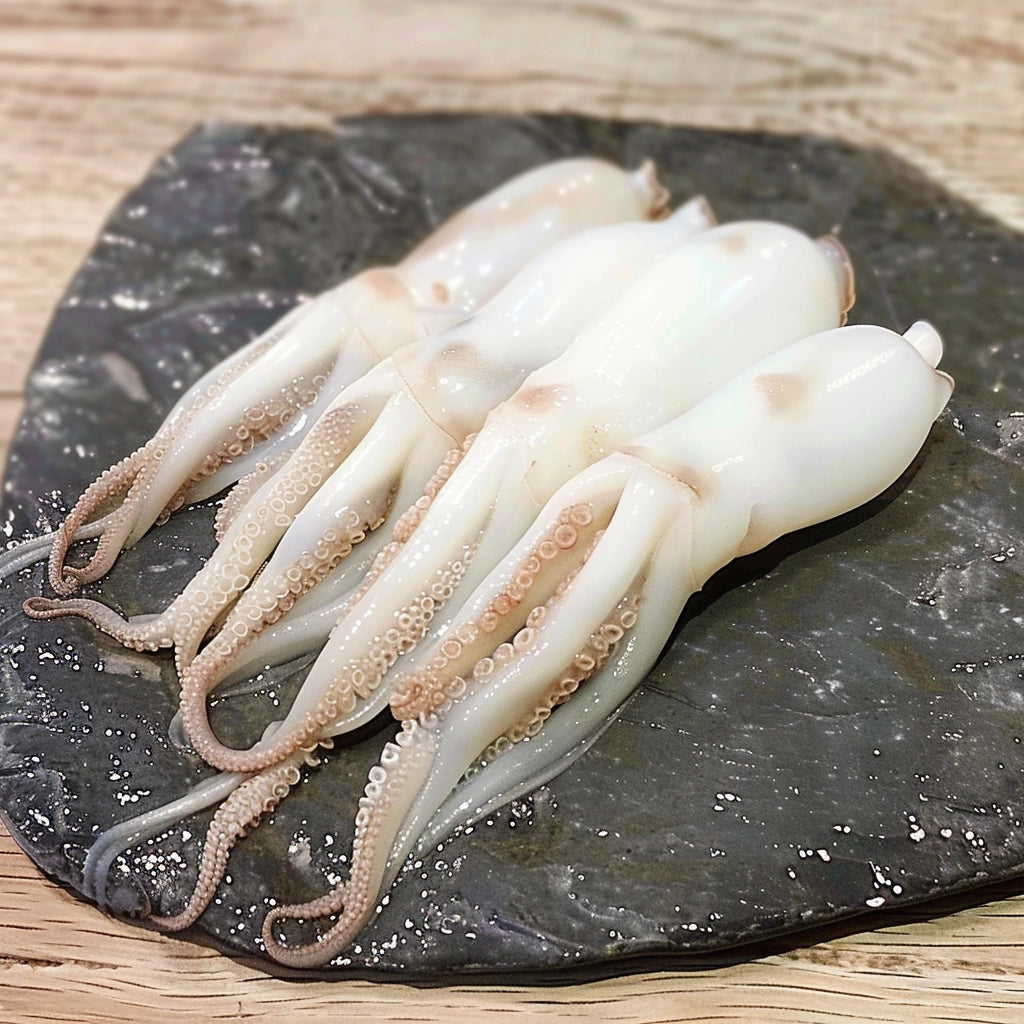 Loligo Squid 1kg Packet size 11/15 – Getfish Seafood